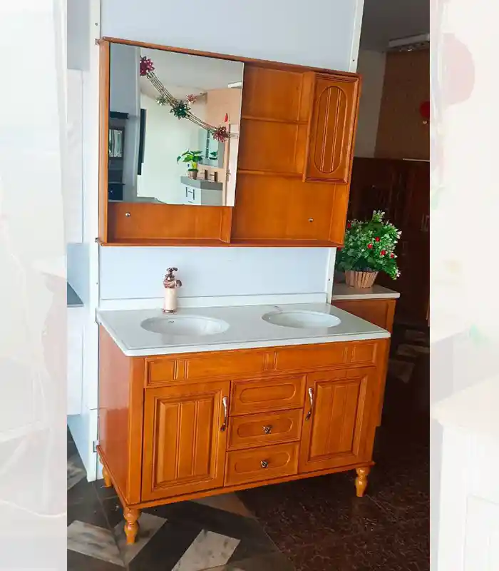 Hand-Wash Vanity Wooden Double Oval Bowl - SHALEQA